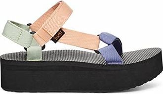 Teva Femme Flatform Universal Sandale, Sherbert Multi, 38 EU