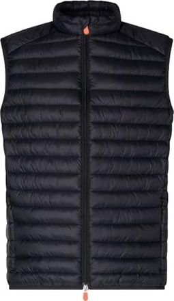Save The Duck Homme Adam Gilet, Noir, L