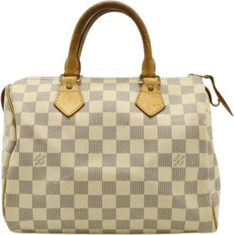 Louis Vuitton Sac &agrave; main Speedy 25 Damier Azur doccasion - Femme - Pre-owned - Beige - Taille: ONE Size