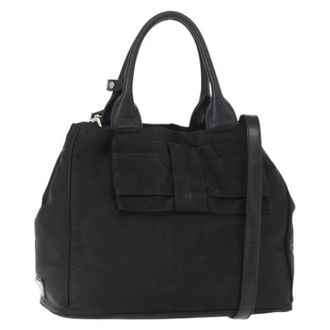 Prada Sac &agrave; main en nylon Pre-owned - Femme - Pre-owned - Noir - Taille: ONE Size