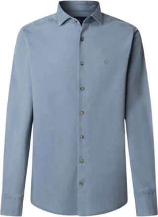 Hackett Homme, Chemises, Bleu, Taille: S Essential Denim Shirt