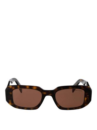 Prada Lunettes De Soleil - Marron