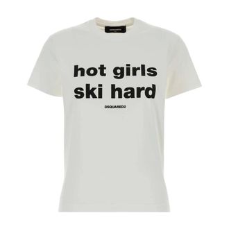 Dsquared2 T-Shirts - Femme - Tops - Blanc - Taille: 38 FR