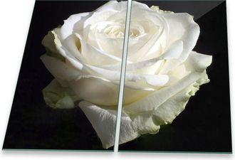 Decorwelt | Herdabdeckplatten 2x30x52 cm Ceranfeldabdeckung 2-Teilig Universal Elektroherd Induktion für Kochplatten Herdschutz Deko Schneidebrett Sicherheitsgl