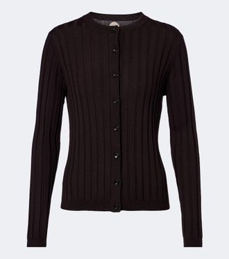 Jardin Des Orangers Cardigan aus Rippstrick