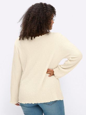 Sheego T-Shirt Langarm-Shirt Langarm