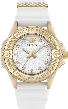 Philipp Plein Uhr - Quarz-Analoguhr Plein Majesty - Gr. unisize - in Weiß - für Damen