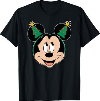 Disney Mickey Mouse Christmas Tree Holiday Headband T-Shirt