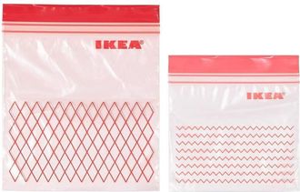 IKEA 5054186749920 Istad Kunststoffbeutel, Polyethylen, transparent, 19 x 8 x 5 cm