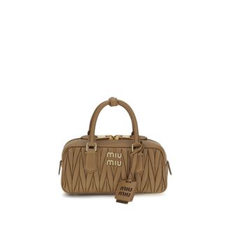 Miu Miu Arcadie Shoulder Bag - Beige
