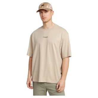 G-Star G-Star Homme T-Shirt Overdyed Center Chest Boxy, Beige (dk brick D24780-C336-1214), XXL