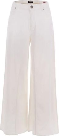 Pinko Pinko, Femme, Pantalons, Blanc, Taille: W28 Wide Pantalons