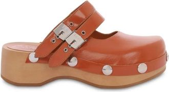 Philosophy di Lorenzo Serafini Slipper & Pantoletten - Classic And Elegant Philosophy Shoes With Refined - Gr. 37 (EU) - in Braun - f&uuml;r Damen