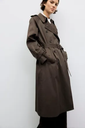Gerard Darel Trench long - SERGE - Marron