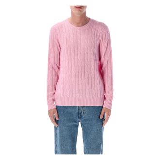 Polo Ralph Lauren Homme, Pulls, Rose, Taille: L Pulls &agrave; col rond