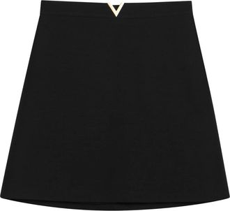 Valentino Garavani Femme, Jupes, Noir, Taille: 38 FR Jupe