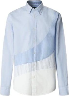 Fa&ccedil;onnable Chemise &agrave; rayures en coton