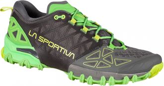 La Sportiva M Bushido Ii Gr&uuml;n-Schwarz - Technischer komfortabler Herren Berglaufschuh, Gr&ouml;&szlig;e EU 42.5 - Farbe Metal - FLA