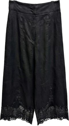 Twinset Femme, Pantalons, Noir, Taille: 40 FR Pantalon Tailleur Court