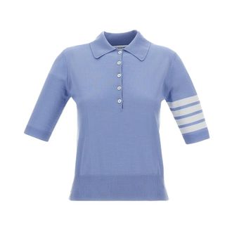 Thom Browne Rundhals-Strickwaren - - Knitwear - Damen - Blau - S
