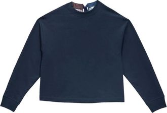 Paul Smith Femme, Sweatshirts et sweats &agrave; capuche, Bleu, Taille: 40 FR Felpa Stampa Foulard
