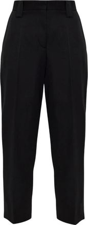 Versace Grain de Poudre Wollhose - - Trousers - Damen - Schwarzk - XS