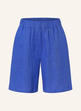 Darling Harbour Darling Harbour Leinenshorts blau