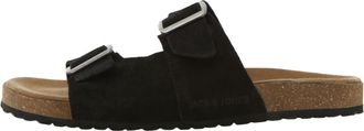 Jack & Jones Herren JFWLOUIS Suede Sandalen 12231428,Anthrazit,40 EU