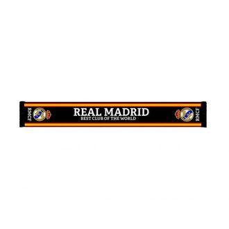 Real Madrid Schal aus Stoff Nr. 7 RM, Schwarz, 140 x 20 cm