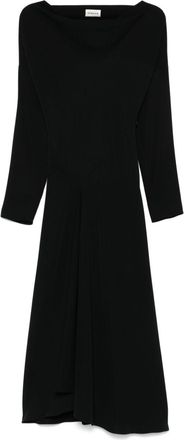 P.A.R.O.S.H. Poker Midikleid - Schwarz