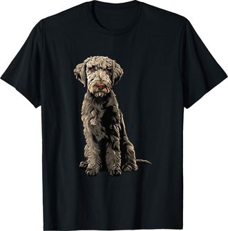 Whyitsme Design Liver Bedlington Terrier Hund Illustration T-Shirt