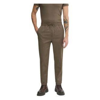 Calvin Klein Homme, Pantalons, Vert, Taille: S Cotton Viscose Tapared Jogger