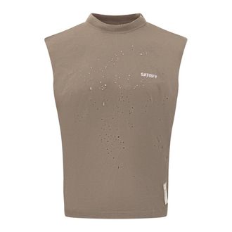 SATISFY Satisfy, Homme, Tops, Brun, Taille: S MothTech Muscle Tee