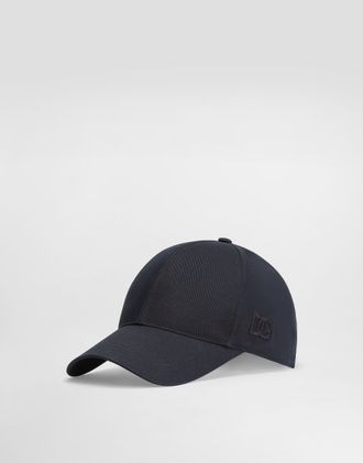 Dolce & Gabbana Cotton Gabardine Baseball Cap - Mann Hüte Und Handschuhe Blau 58