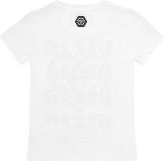 Philipp Plein T-Shirt Heart Mit Schmucksteinen