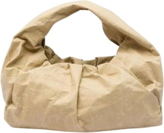 Bottega Veneta Pochette d&eacute;paule Pre-owned - Femme - Pre-owned - Beige - Taille: ONE Size