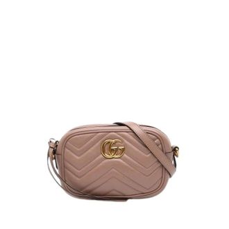 Gucci Sac bandouli&egrave;re matelass&eacute; vintage Pre-owned - Femme - Pre-owned - Brun - Taille: ONE Size