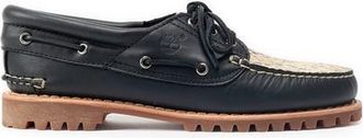 Timberland Chaussures bateau crant&eacute;es en cuir
