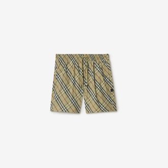 Burberry Short de bain Check, Size: XXL