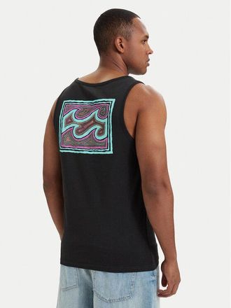 Billabong Tank-Top Crayon Wave EBYZT00302 Schwarz Regular Fit