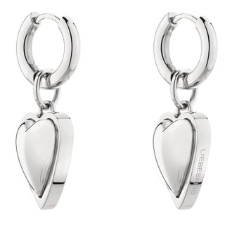 Liebeskind Liebeskind Berlin Ohrringe - Edelstahl Metal Heart - Gr. unisize - in Silber - f&uuml;r Damen