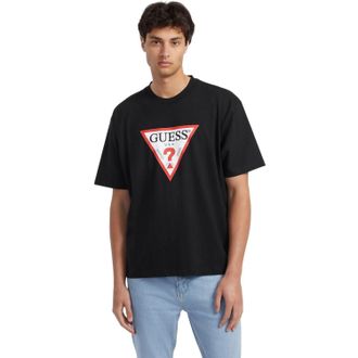 Guess Jeans Iconic T-Shirt f&uuml;r Herren (Schwarz)