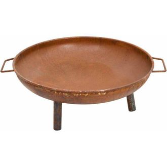 vidaXL vidaXL Feuerschale 67,5x58x22,5 cm Stahl