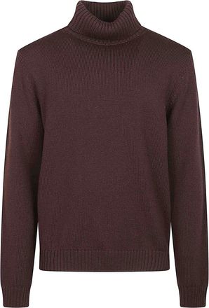 Zanone Pull Col Roulé - Marron