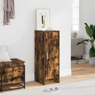 vidaXL Schuhregal R&auml;uchereiche 32x35x92 cm Holzwerkstoff Vidaxl