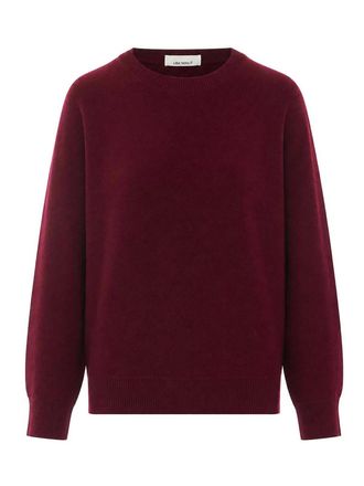 Lisa Yang Pull Col Rond - Rouge