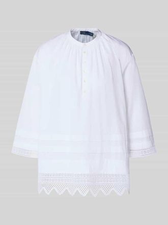 Polo Ralph Lauren Oversized Bluse mit Lochspitze