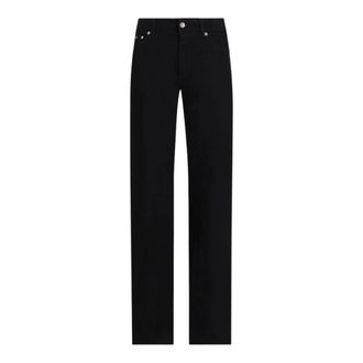 Dolce & Gabbana Femme, Jeans, Noir, Taille: 36 FR Jean Noir Loose en Denim avec Taille Basse