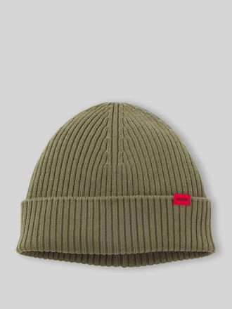 HUGO BOSS M&uuml;tze mit Label-Patch Modell Xola