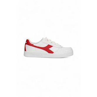 Diadora Klassischer Sneaker Wei&szlig;/Ferrari Rot - - Shoes - Herren - Wei&szlig; - 41 EU